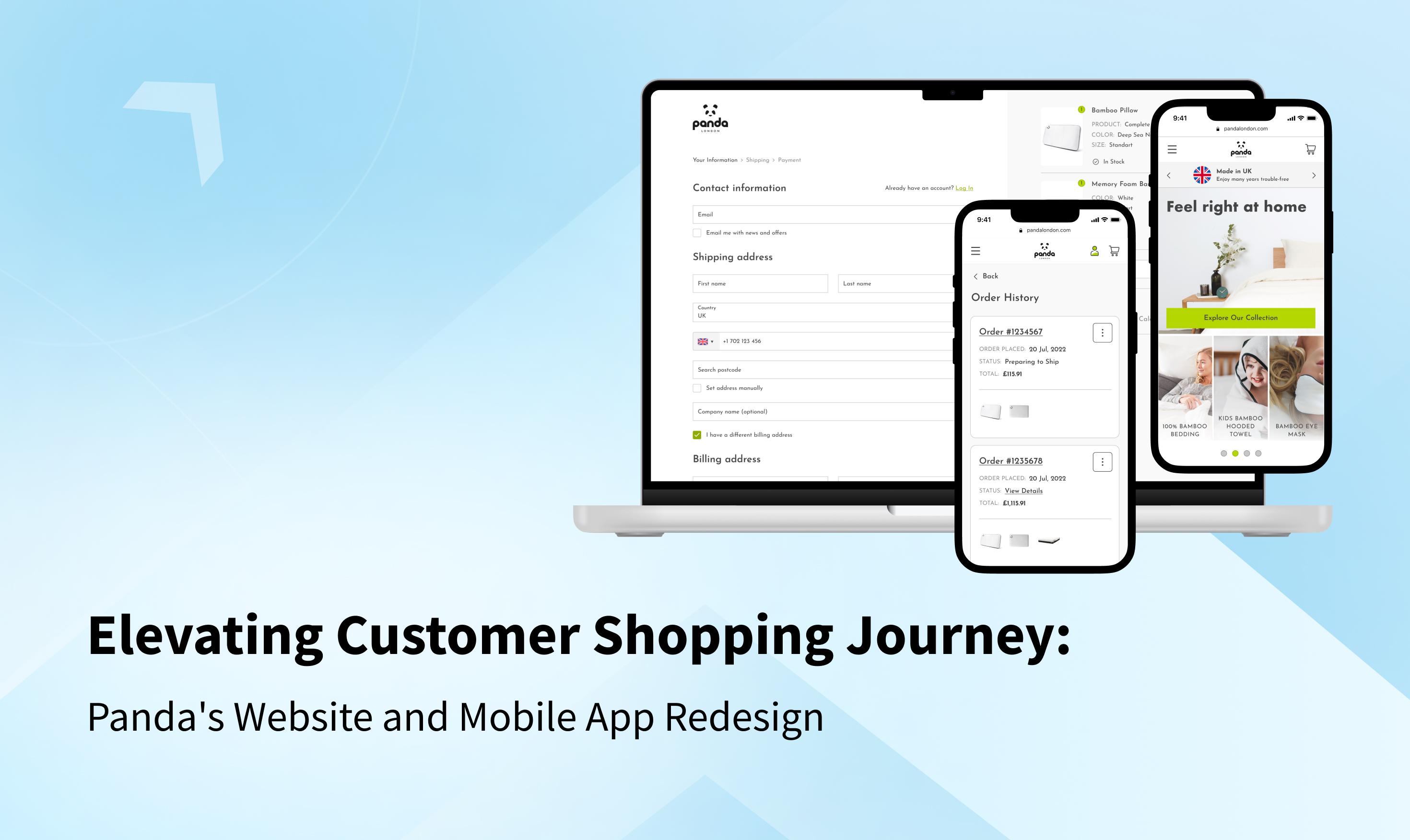 Website and Mobile App Redesign for Panda London – NIX United